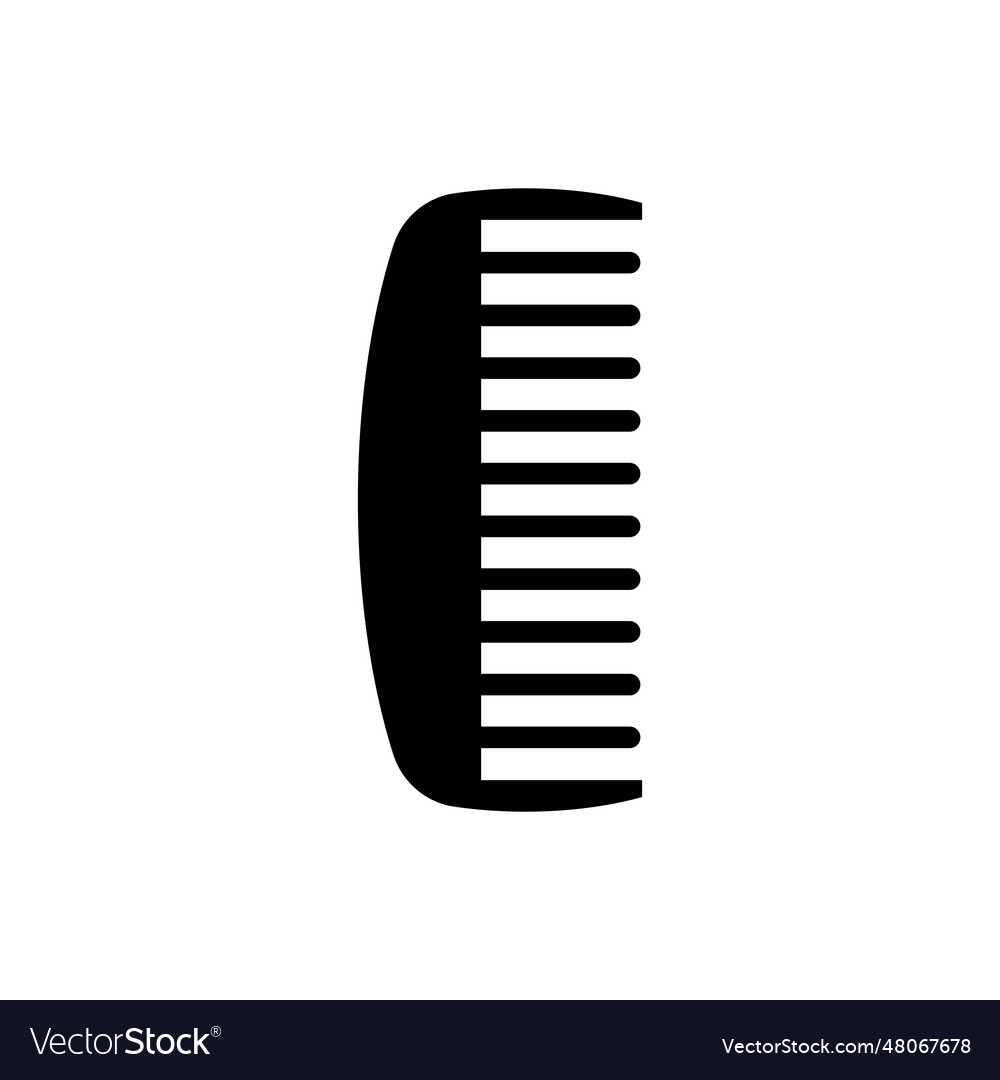 Comb flat icon Royalty Free Vector Image - VectorStock