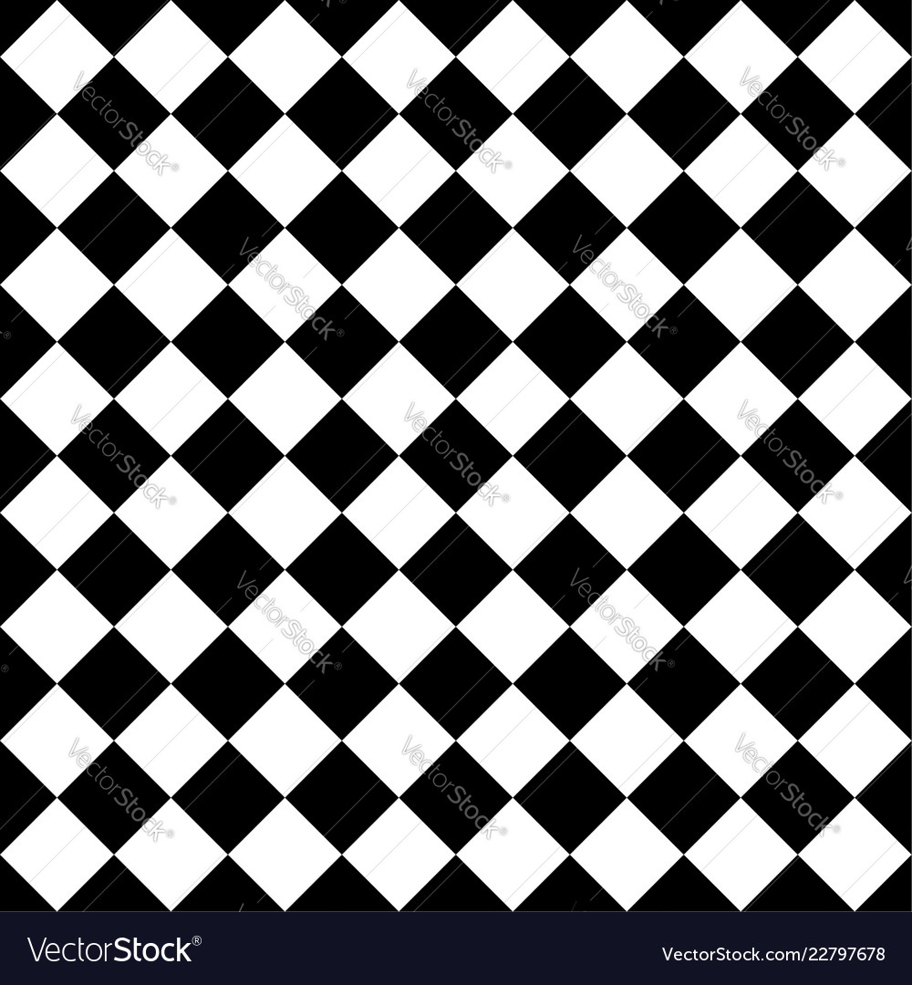 Seamlessly repeatable pattern checkered chequered Vector Image
