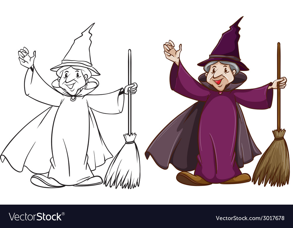 Witch Royalty Free Vector Image - VectorStock