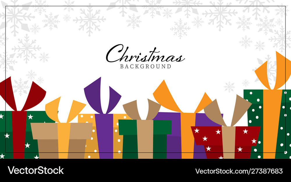 Christmas holidays season background Royalty Free Vector