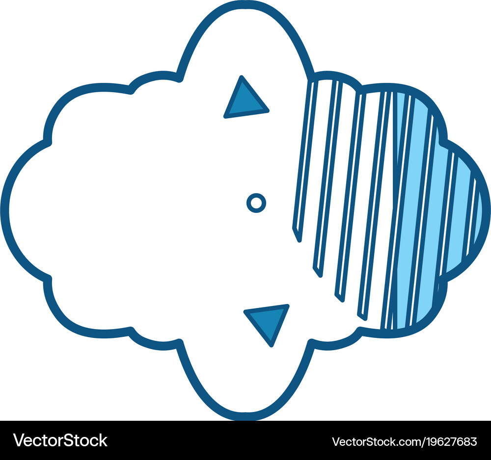 Frame with memphis style design Royalty Free Vector Image