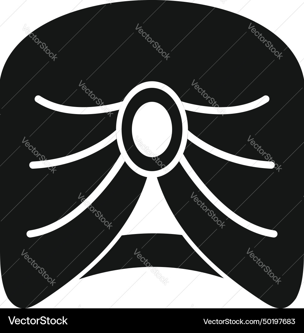 Head turban icon simple indian headgear Royalty Free Vector