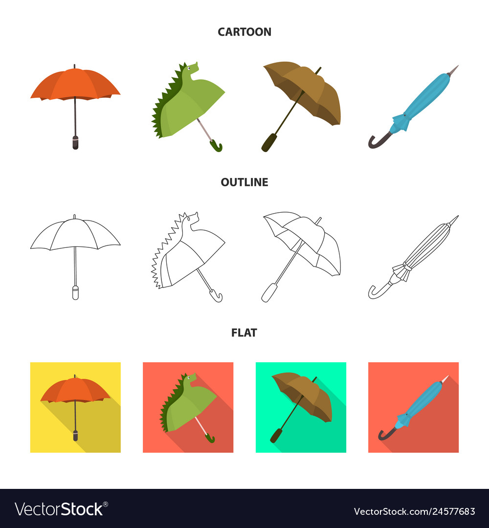 Isolated Object Of Protection And Closed Sign Set Vector Image