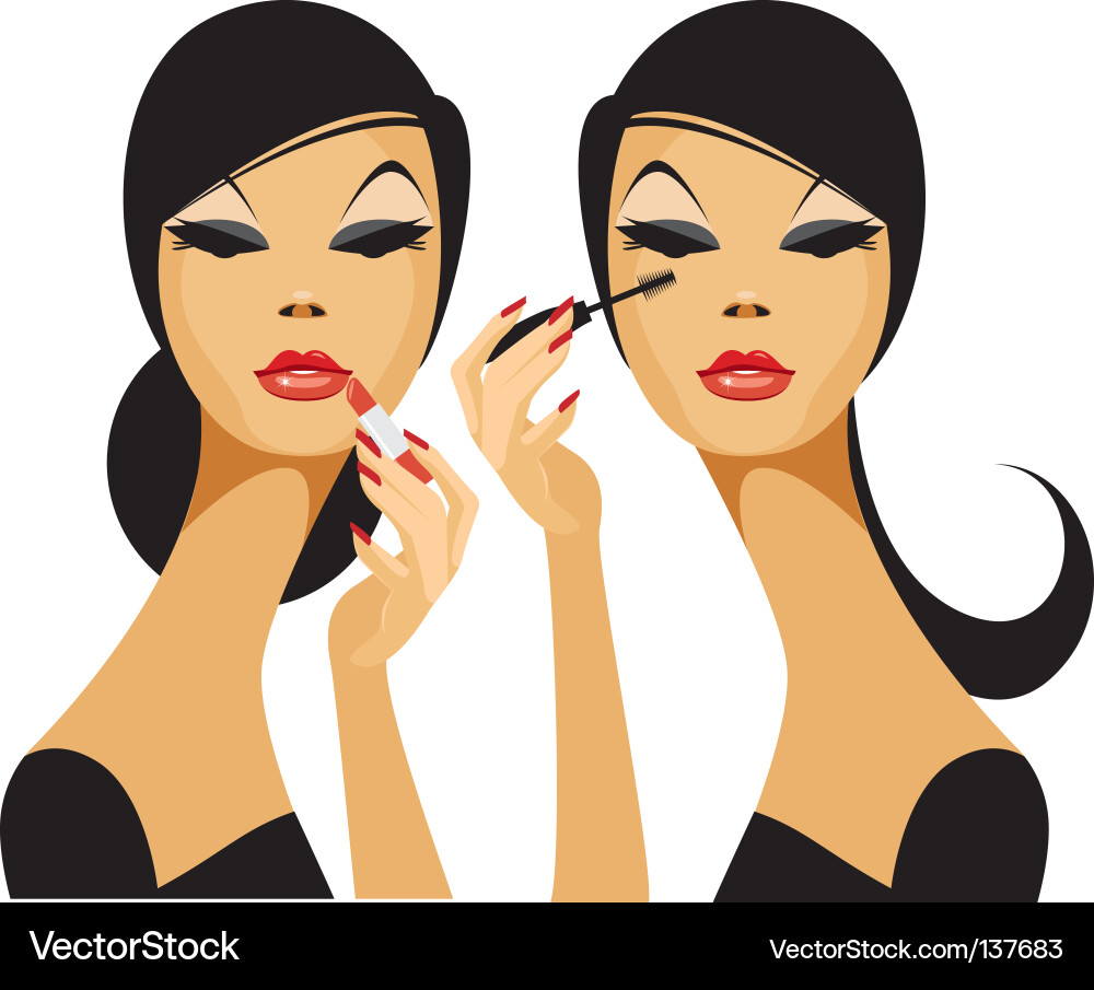 Make up Royalty Free Vector Image - VectorStock