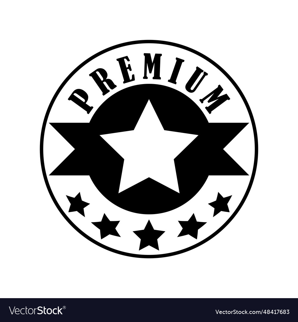 Premium icon Royalty Free Vector Image - VectorStock Premium icon Royalty Free Vector Image - VectorStock