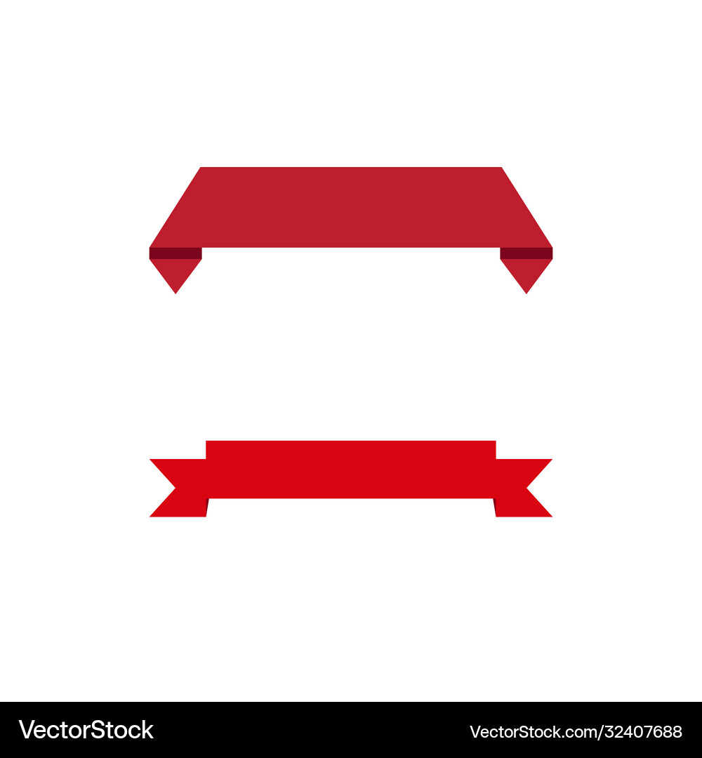 Ribbon banner Royalty Free Vector Image - VectorStock