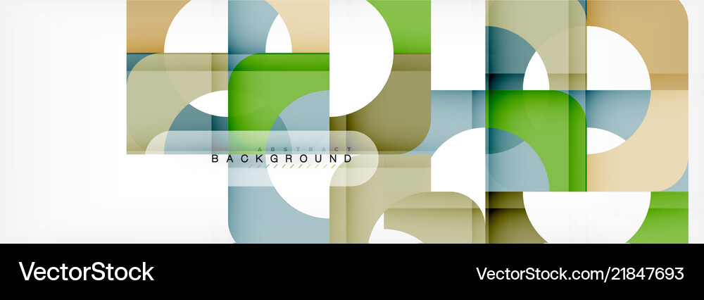 Color square shapes geometric modern abstract Vector Image