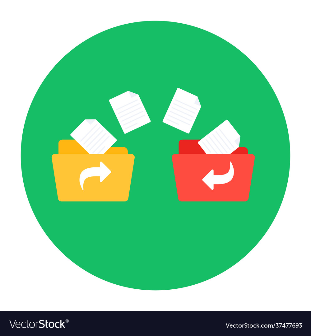 File transfer Royalty Free Vector Image - VectorStock