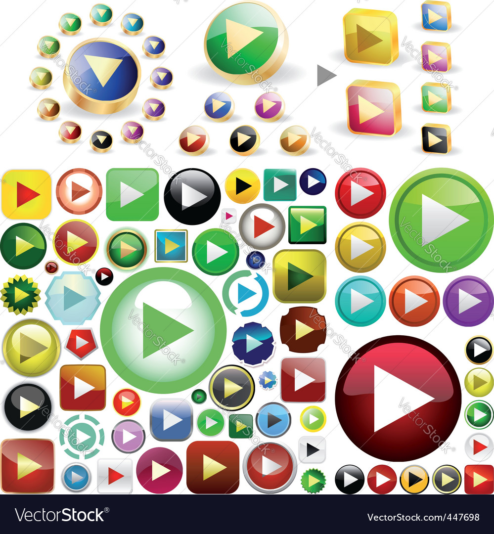 Play Royalty Free Vector Image - VectorStock