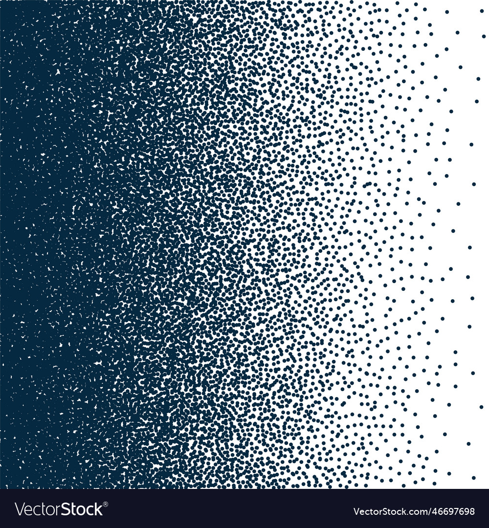 Stipple pattern dotted geometric background Vector Image