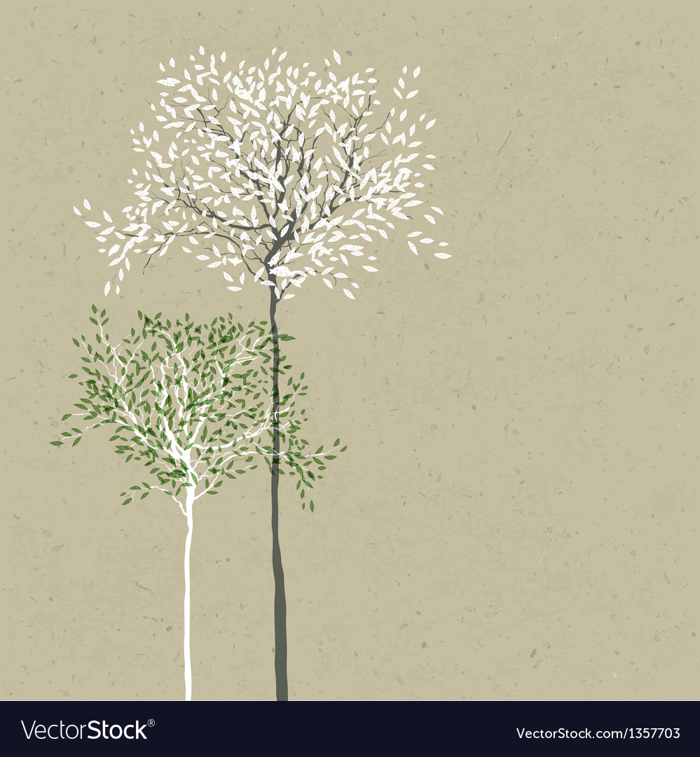 Trees background Royalty Free Vector Image - VectorStock