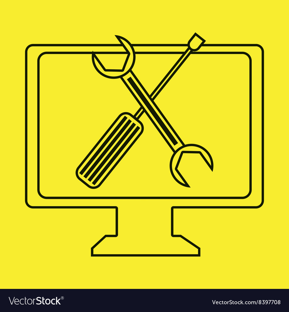 Computer technology design Royalty Free Vector Image