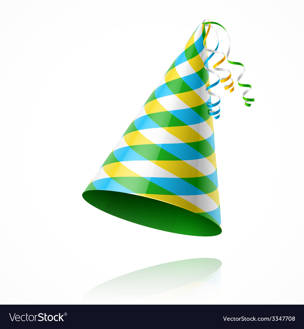 Party hat Royalty Free Vector Image - VectorStock