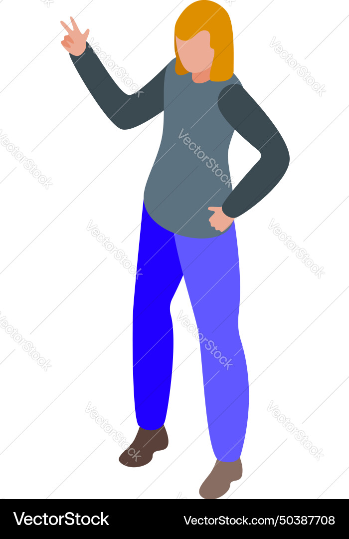 Religion political protest icon isometric Vector Image