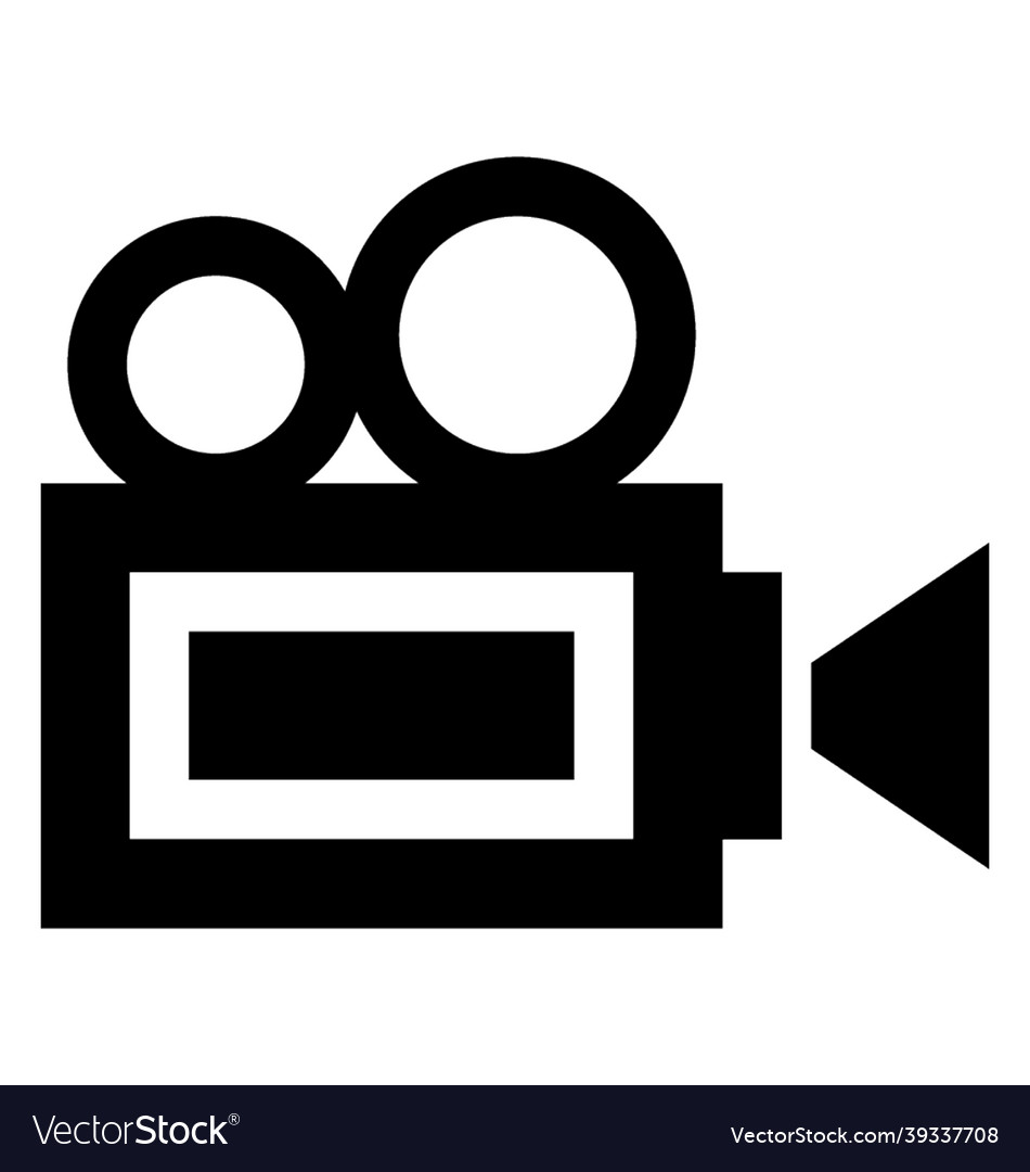 Video camera Royalty Free Vector Image - VectorStock
