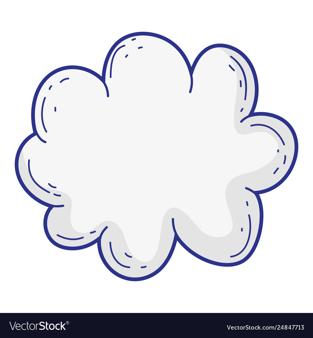Cute cloud sky icon Royalty Free Vector Image - VectorStock