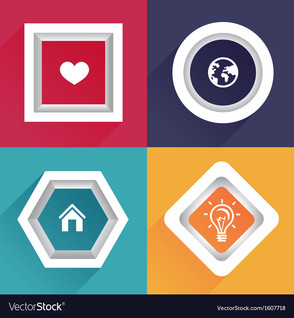 Abstract frames with copy space Royalty Free Vector Image