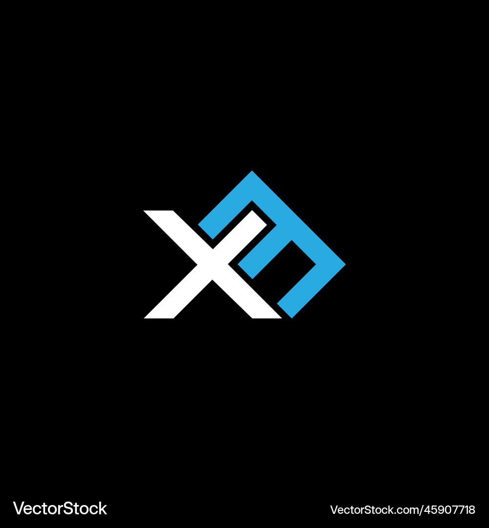 Xe or ex abstract outstanding professional Vector Image