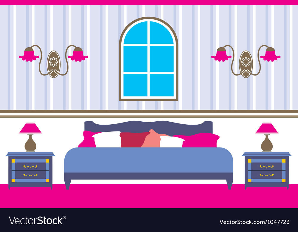 Bedroom Royalty Free Vector Image - VectorStock Bedroom Royalty Free Vector Image - VectorStock