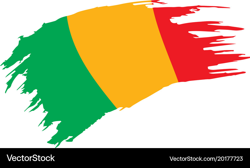 Mali flag Royalty Free Vector Image - VectorStock