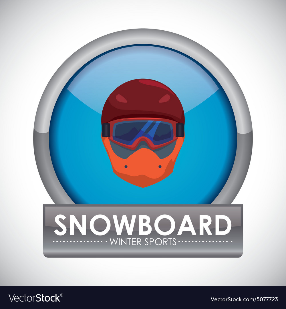Snowboarding design Royalty Free Vector Image - VectorStock