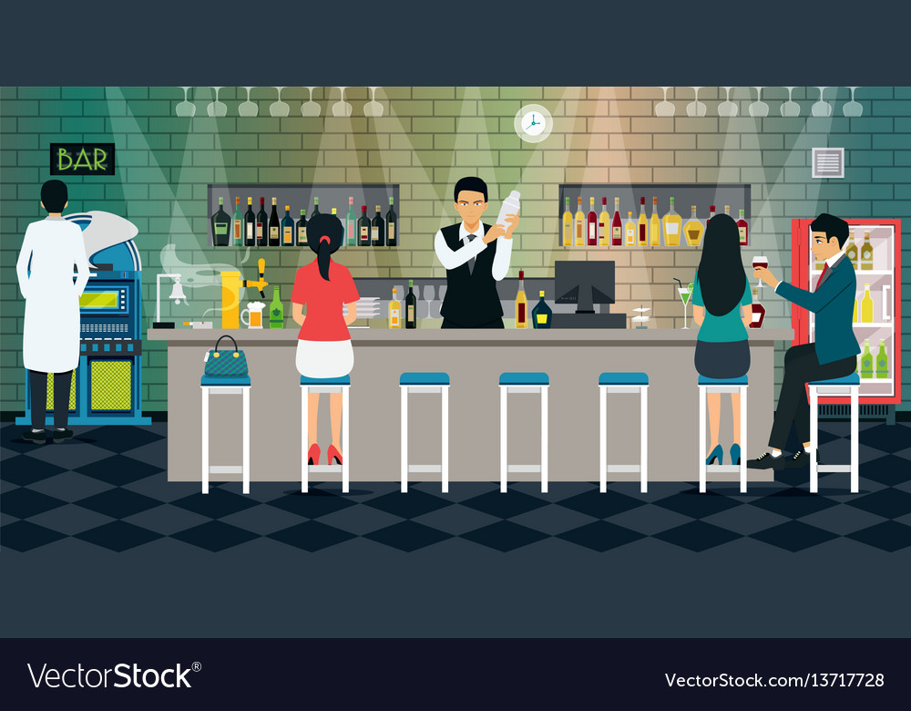 Bartender Royalty Free Vector Image - VectorStock