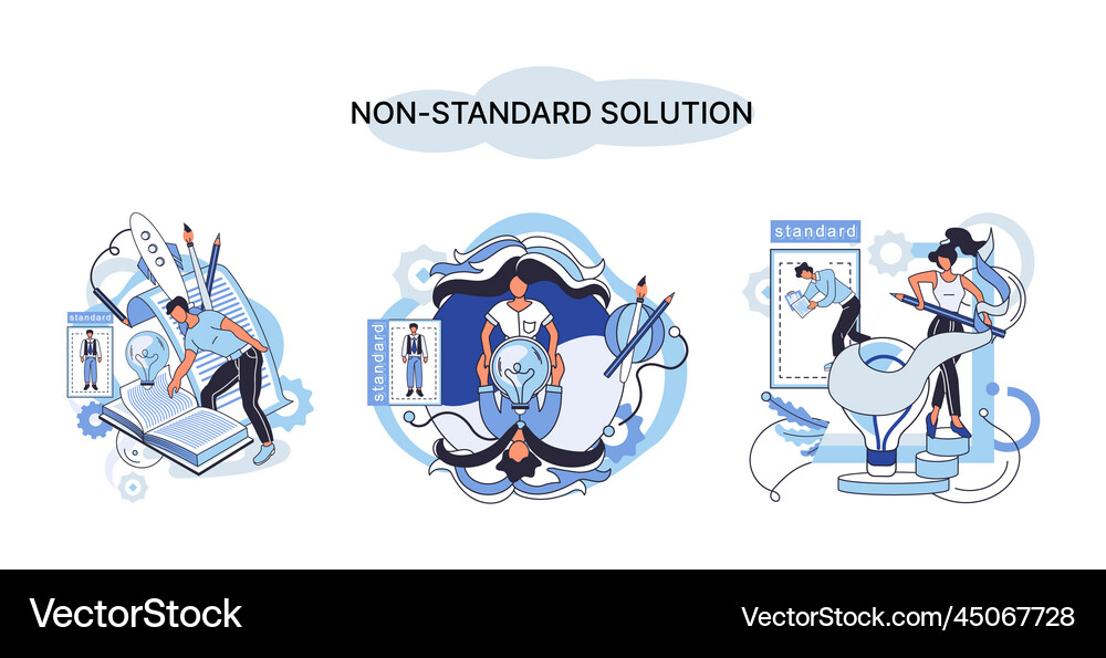 Non standart solution creation of individual Vector Image