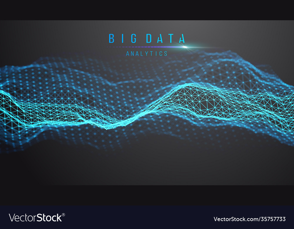 Blue abstract technology background data Vector Image