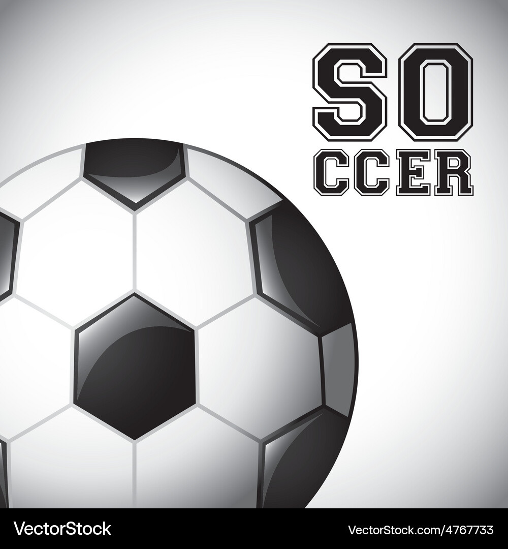Football soccer Royalty Free Vector Image - VectorStock