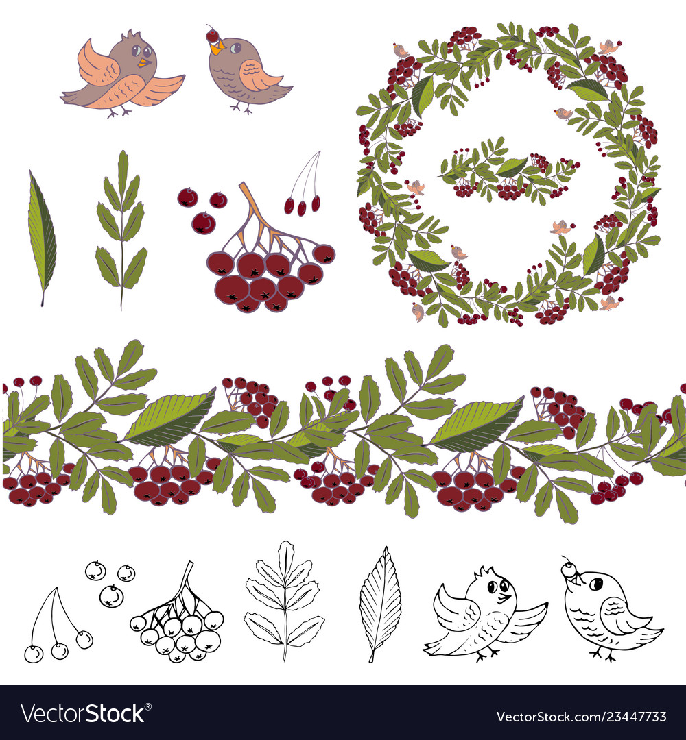 Objects isolated on white background Royalty Free Vector