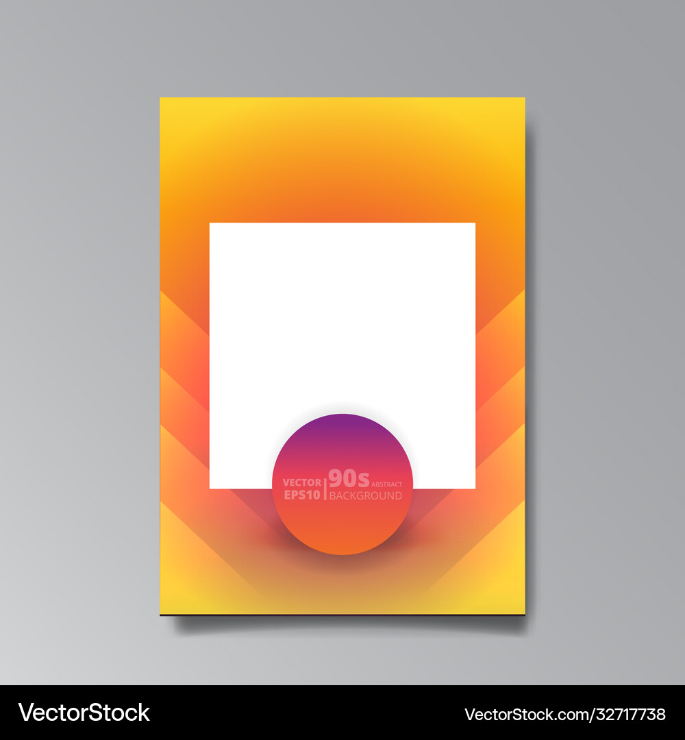 Chaos abstract geometric covers design cool Vector Image
