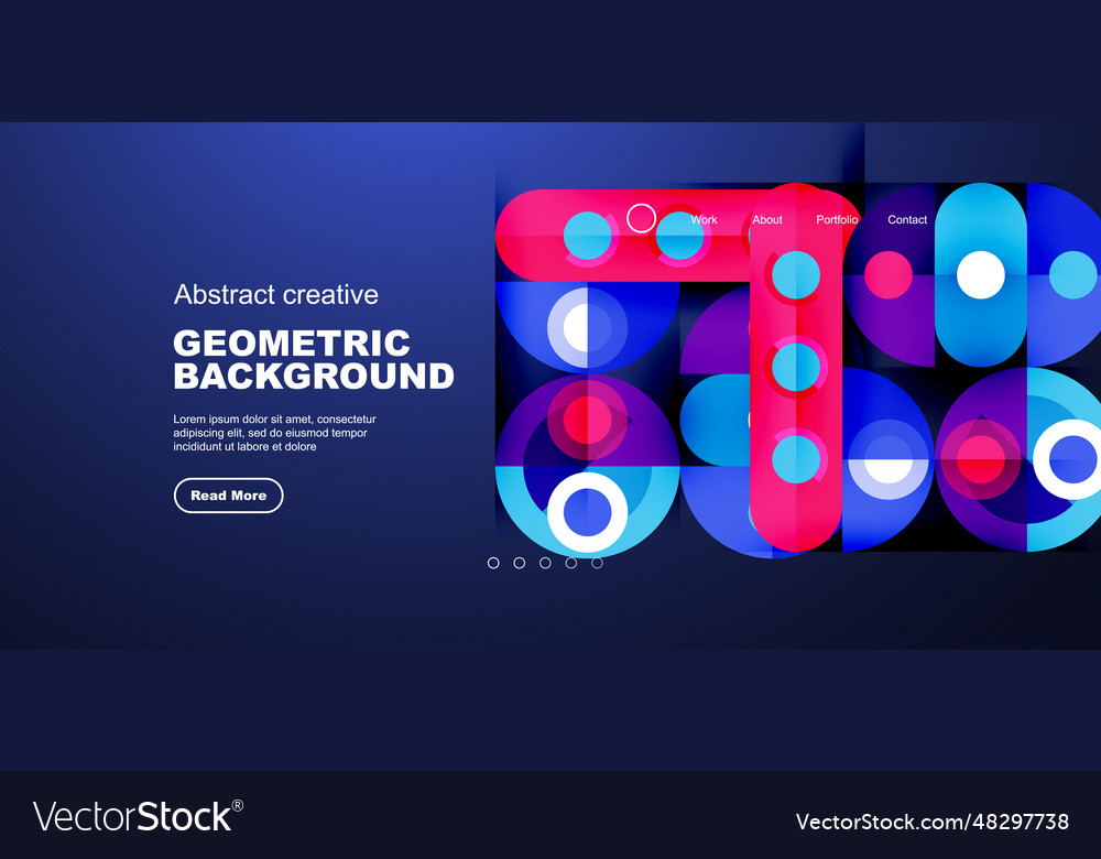 Simple circles and round elements pattern Vector Image