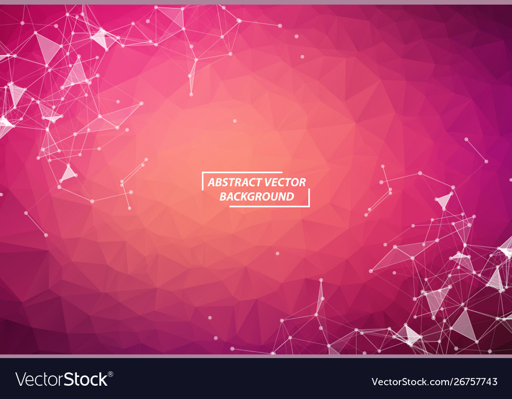 Abstract pink polygonal space background Vector Image Abstract pink polygonal space background Vector Image