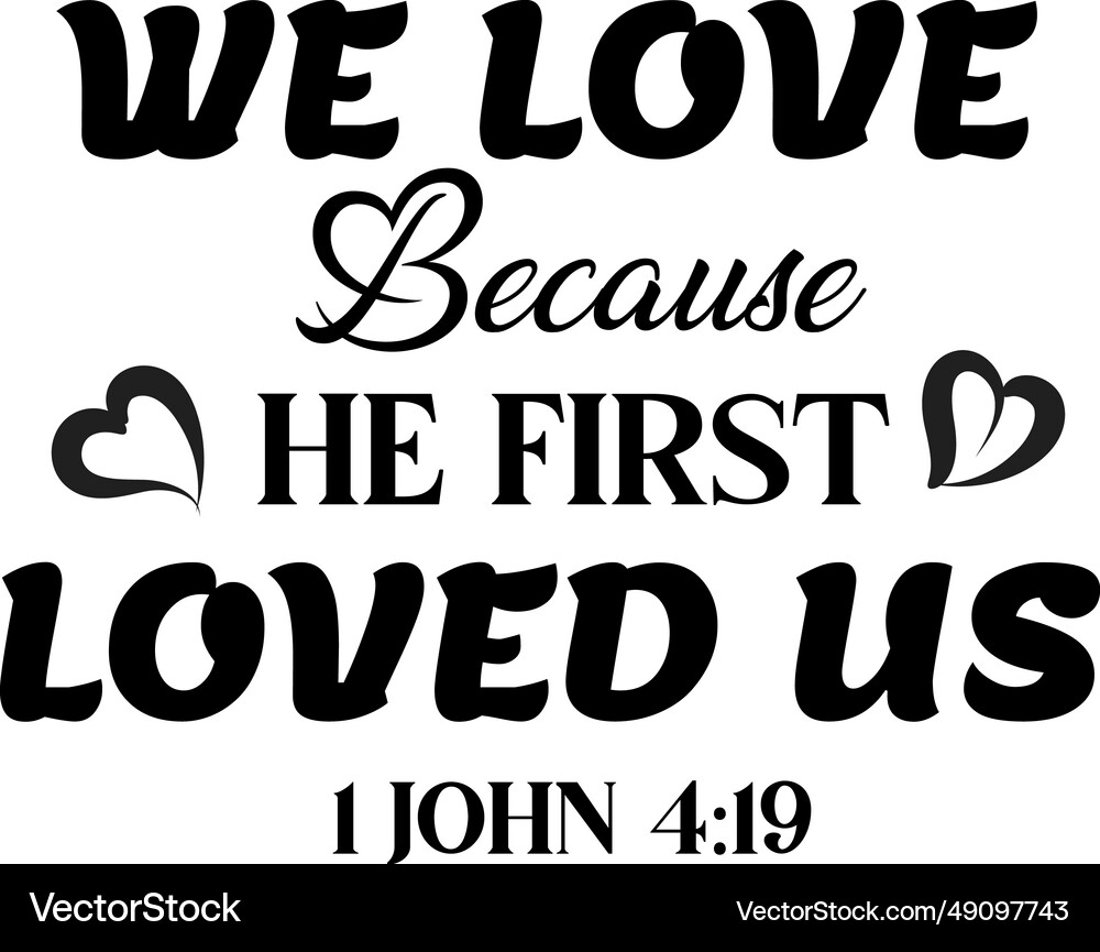 Christian Faith Typography - Hope & Trust Vector Image