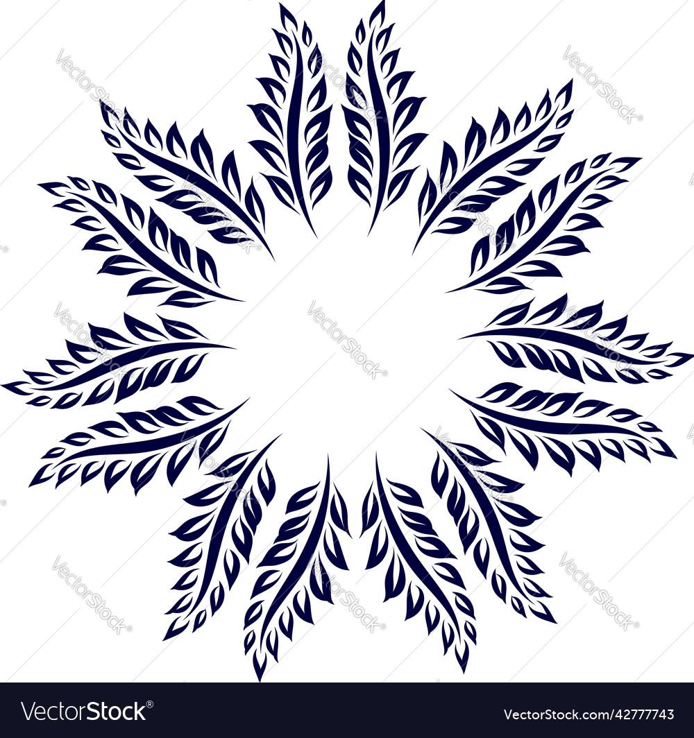 Laurel elements Royalty Free Vector Image - VectorStock