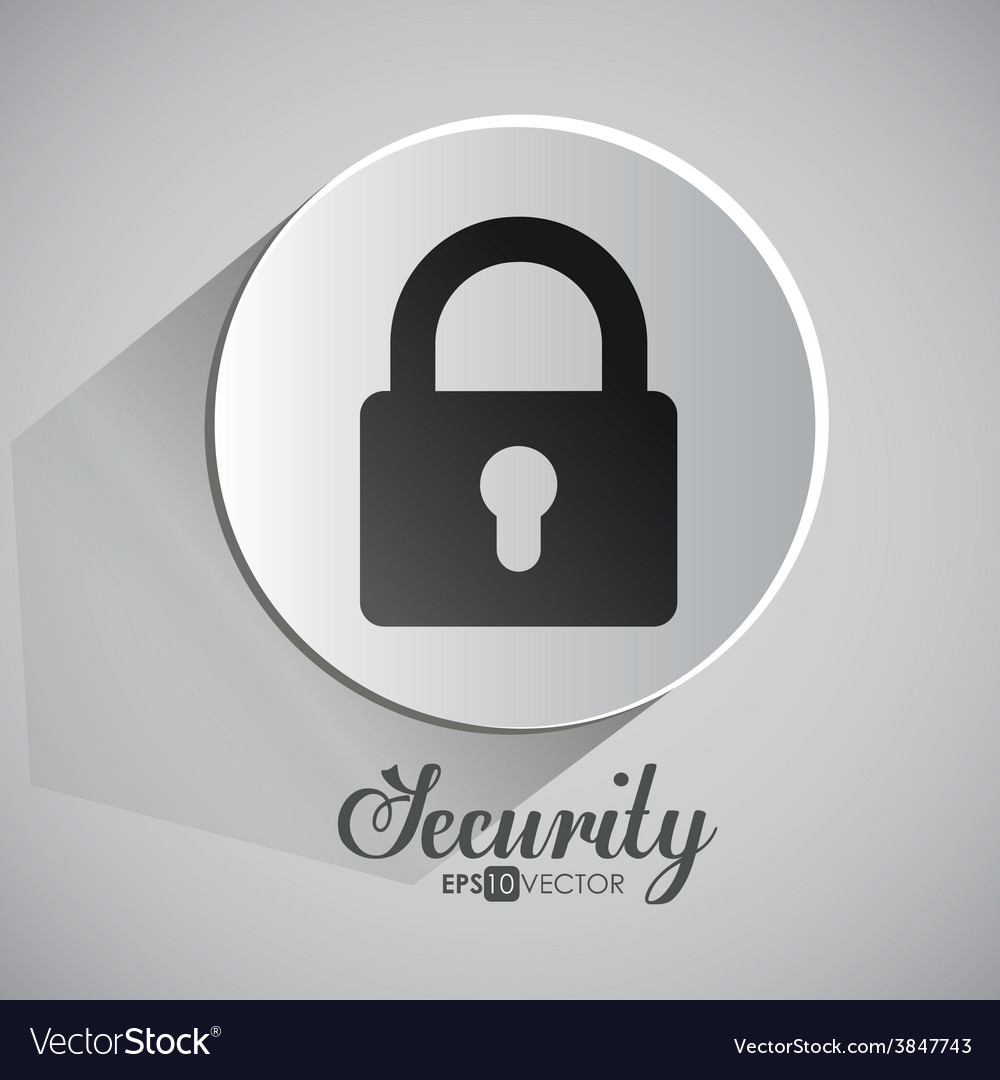 Security design Royalty Free Vector Image - VectorStock
