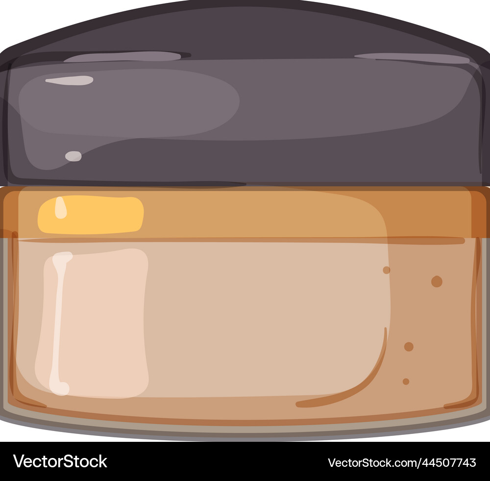 Texture powder cosmetic cartoon Royalty Free Vector Image