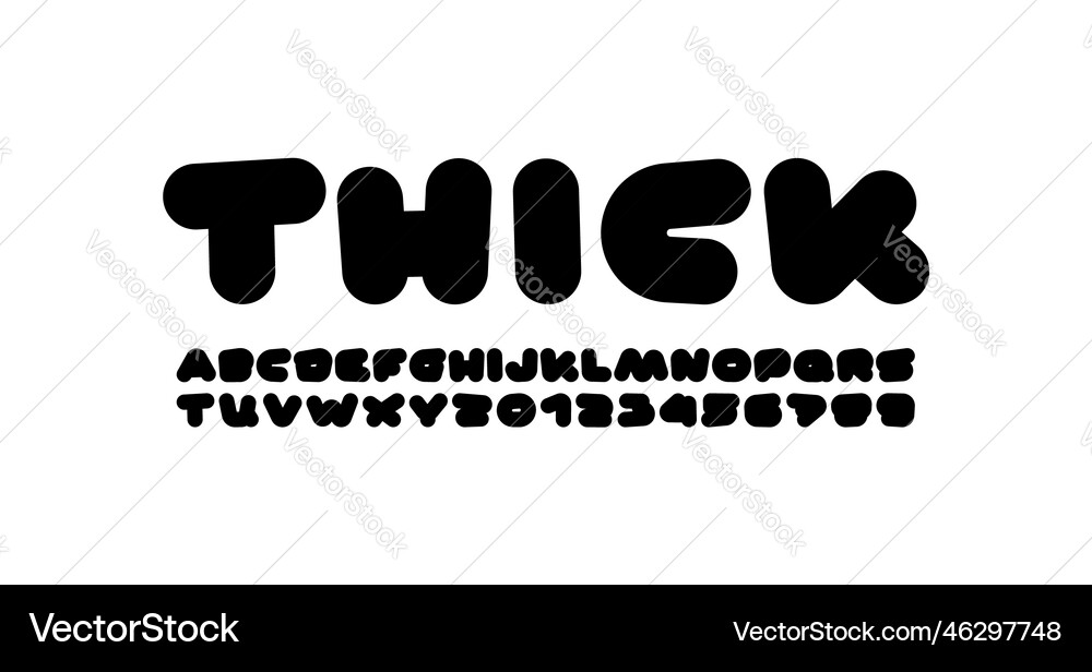 Abstract alphabet font for your designs logo Vector Image