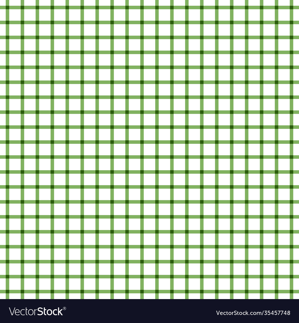 Green tattersall pattern Royalty Free Vector Image