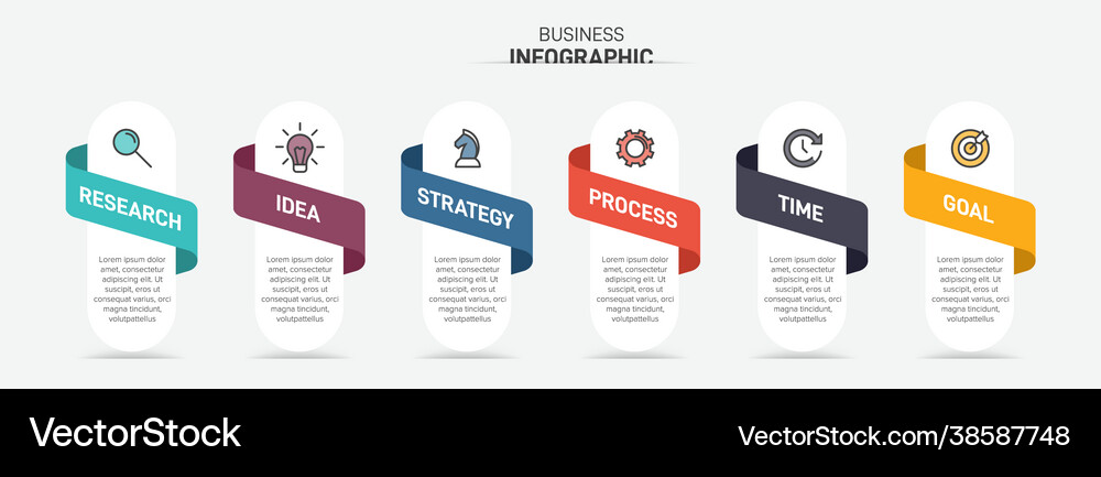 Infographic design with icons and 5 options Vector Image