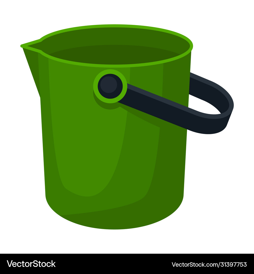 Bucket iconcartoon icon isolated Royalty Free Vector Image