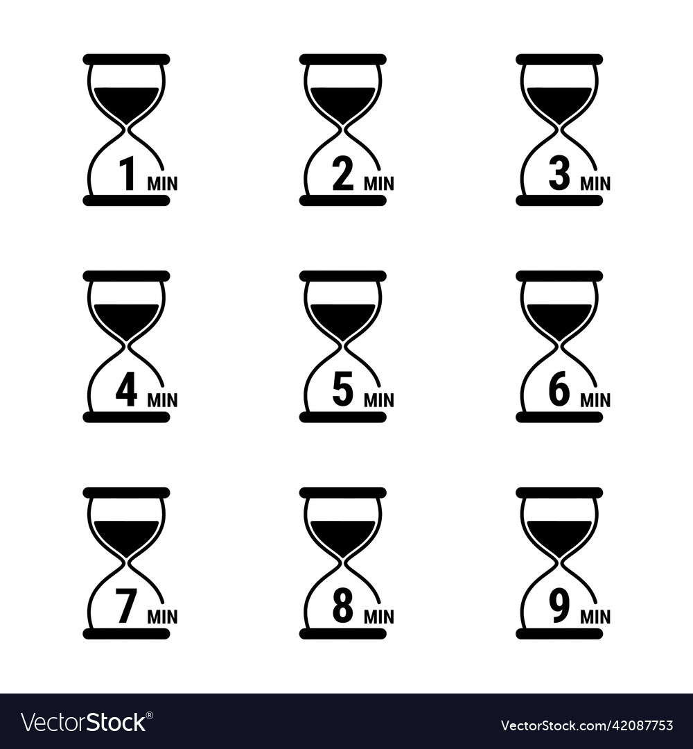 Isolated with timer Royalty Free Vector Image - VectorStock