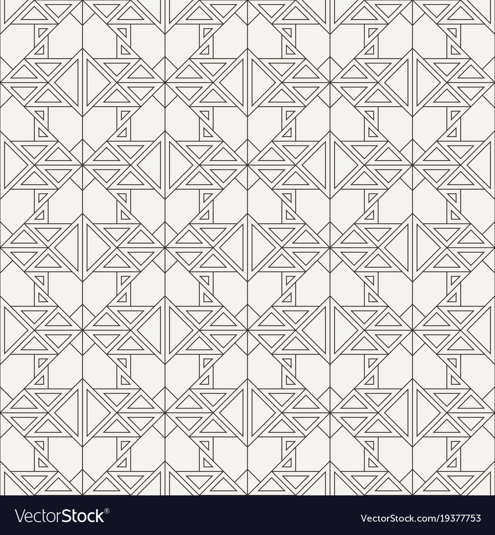 Seamless geometric triangle pattern Royalty Free Vector