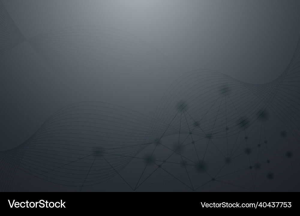 Wave lines digital network connection internet Vector Image