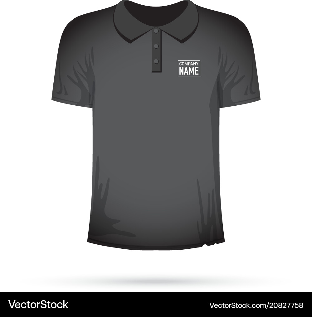A black t-shirt Royalty Free Vector Image - VectorStock