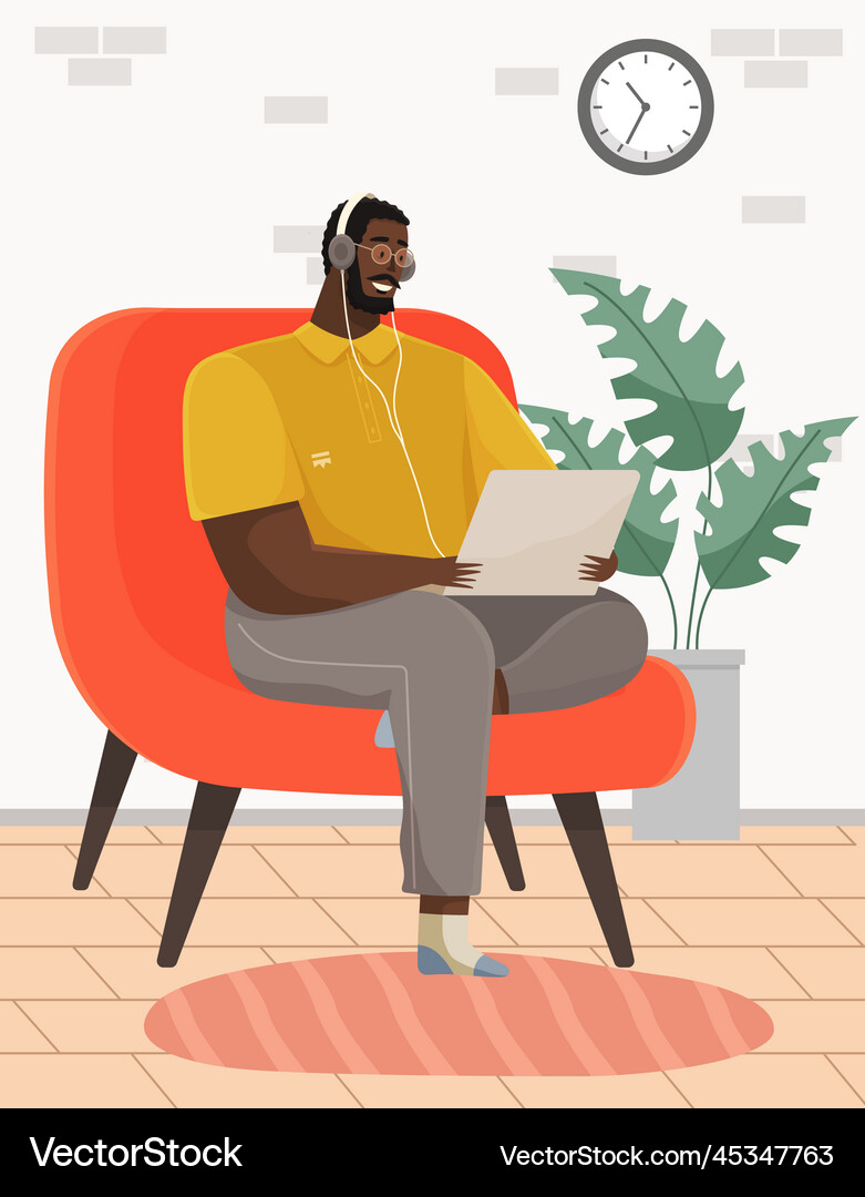 Business employees on their workspace co-worker Vector Image