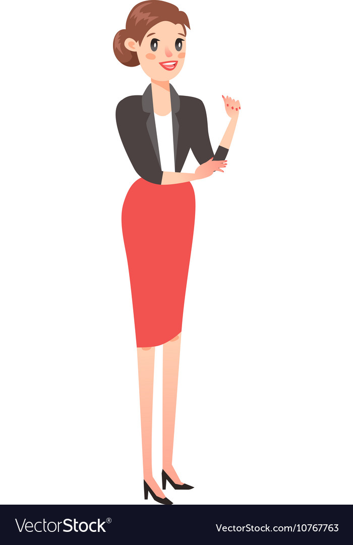 Business woman silhouette Royalty Free Vector Image