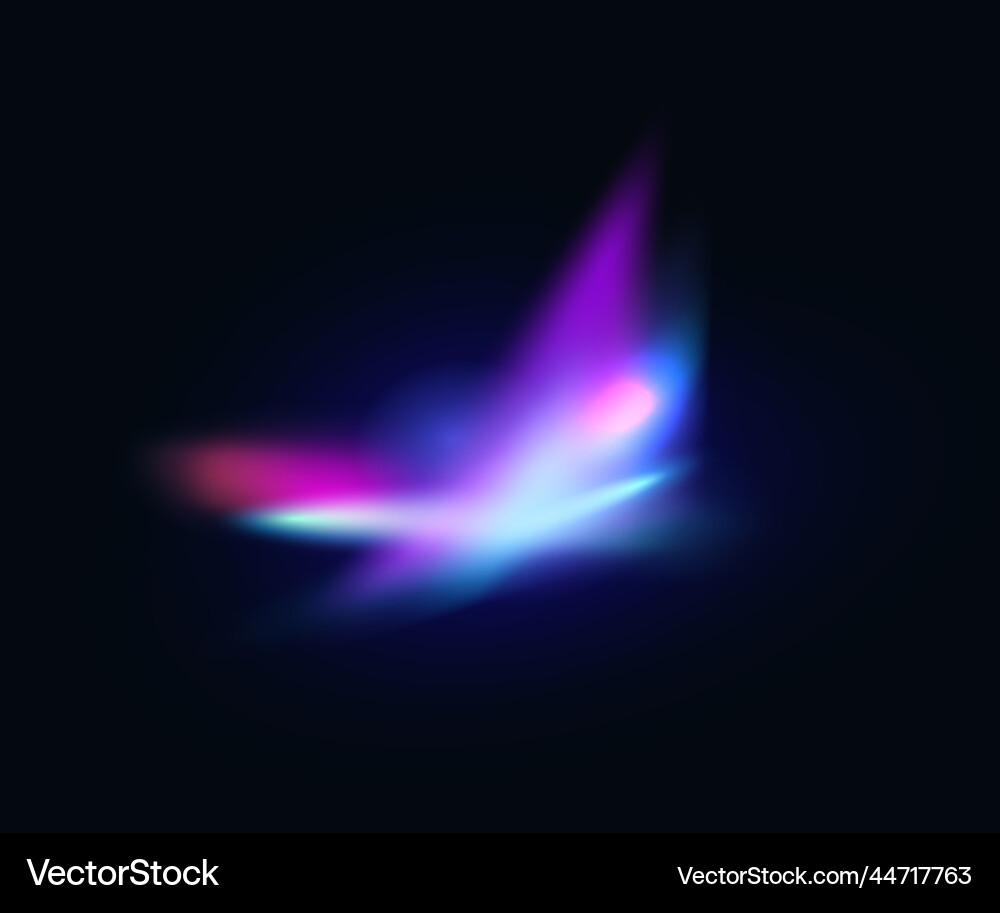 Light of diamond crystal rainbow effect bright ray