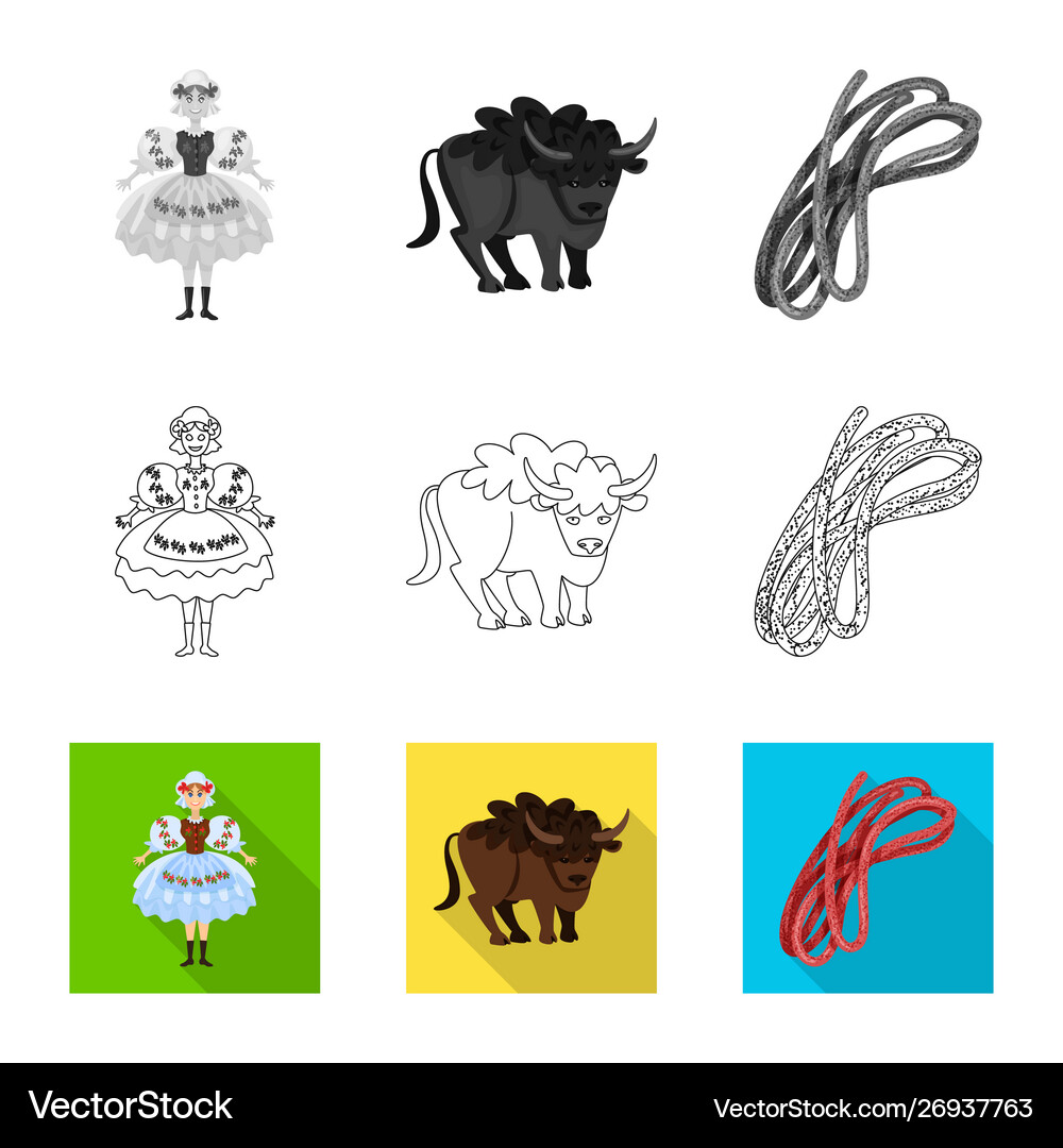 Traditional and tour sign Royalty Free Vector Image