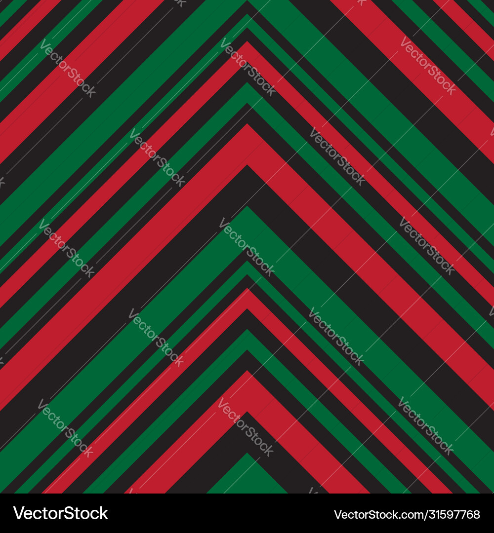Christmas chevron diagonal stripes seamless Vector Image